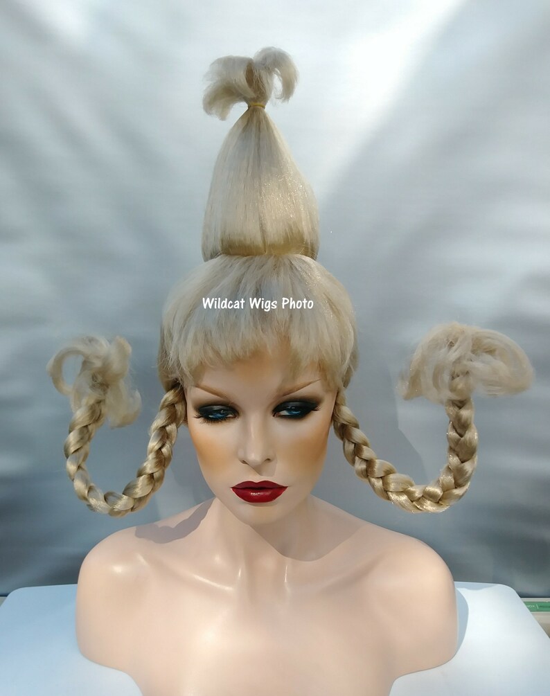 Cindy Lou Who GRINCH Wig .. Way Cool Braids With Wire NEW - Etsy