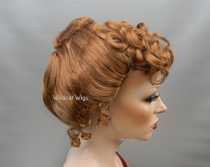 Champagne Blonde Gibson Girl Wig, Victorian Era Wig, Cinderella Wig ...
