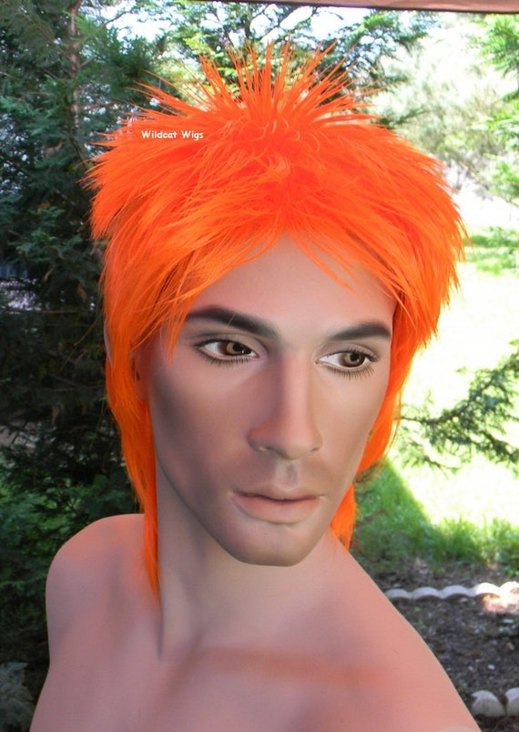 Orange Spiky Wig