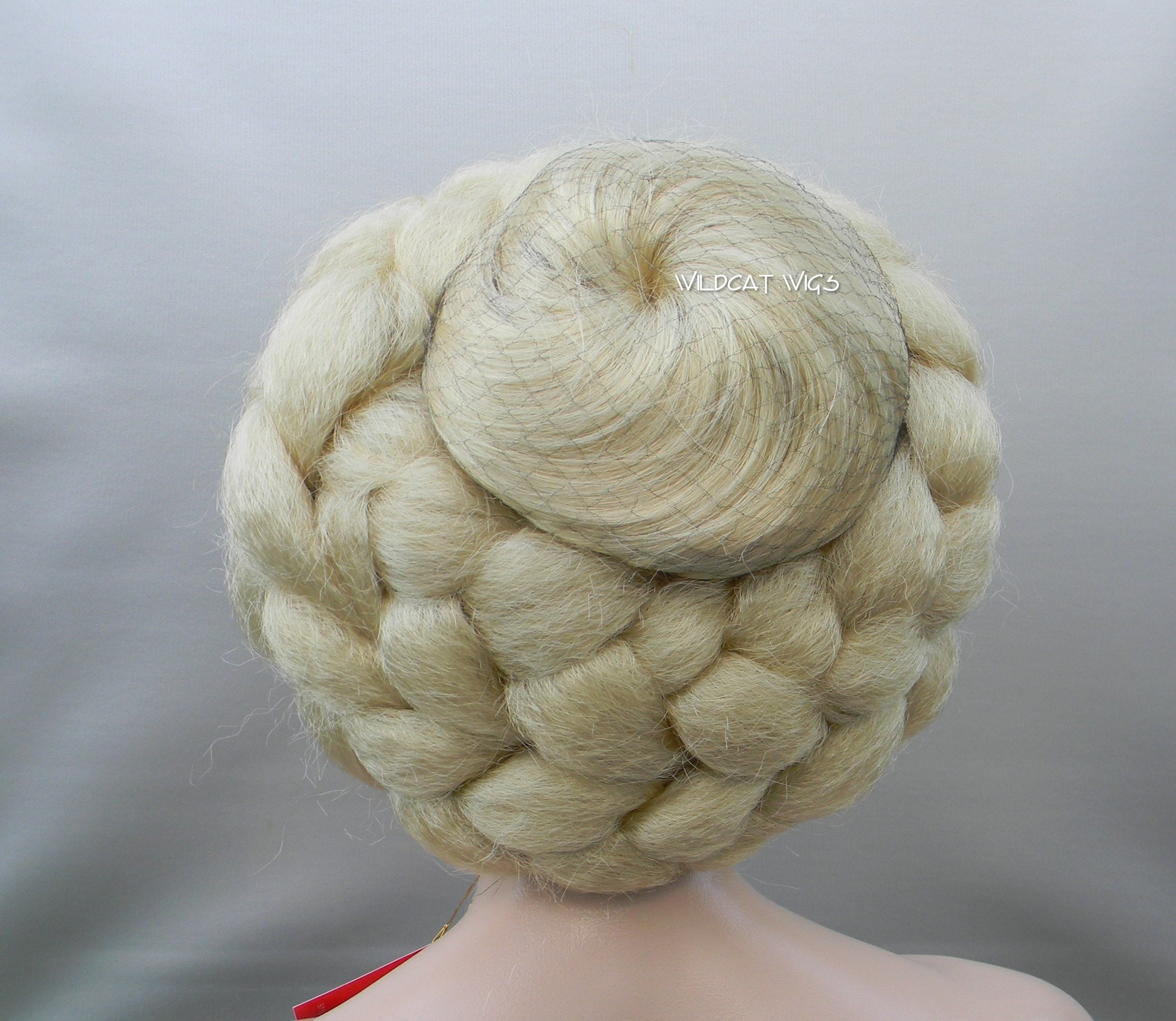 Elaborate Victorian Wig Color Choice ... 1870 Weighs Over 1 Pound ...