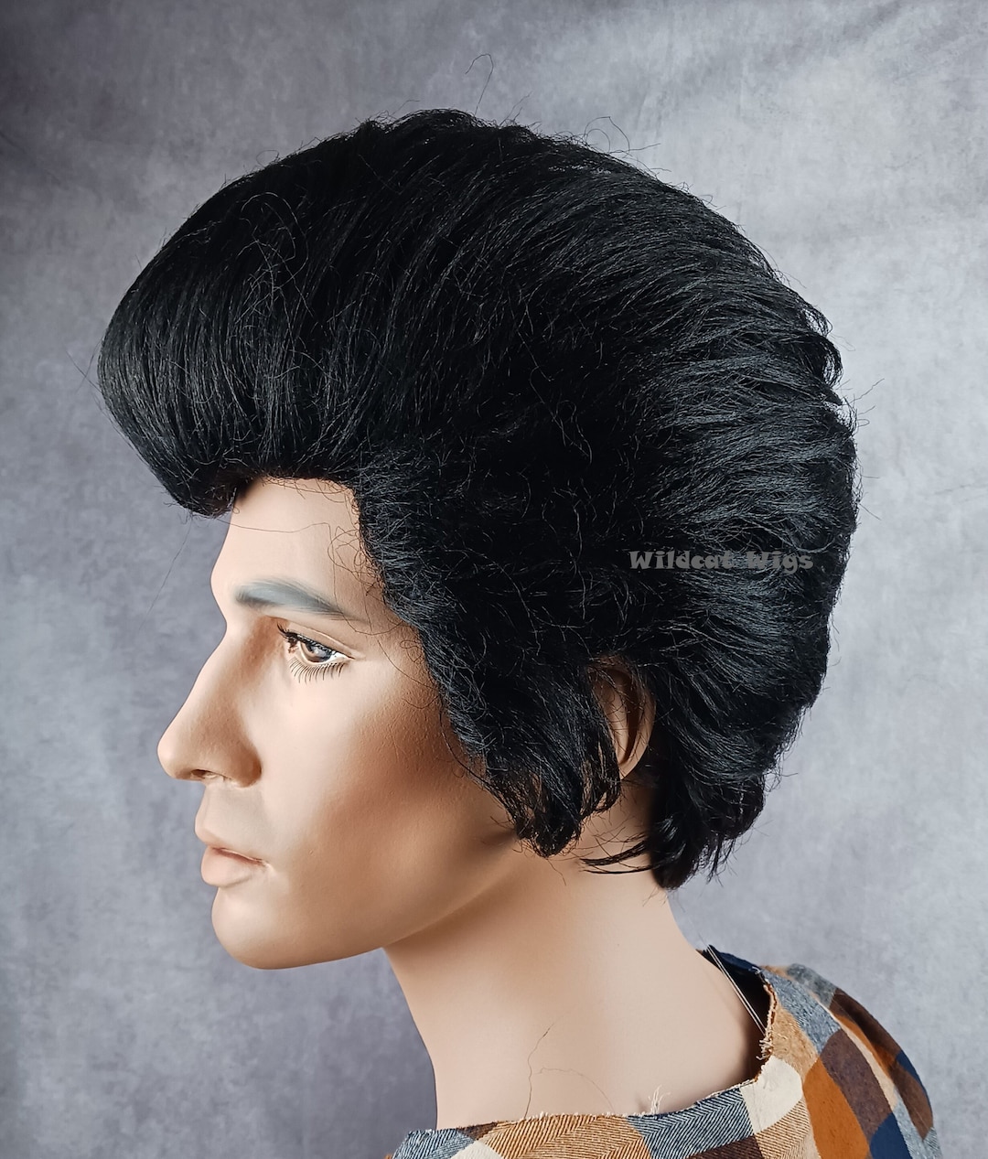 ELVIS ... Fabulous New Wig ..complete With "da" !! Pompadour Wig - Etsy