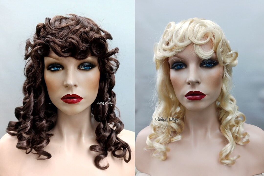 Movie Queen Wig .. Silent Movies Style Wig .. 1920's .. Theda Bara ...