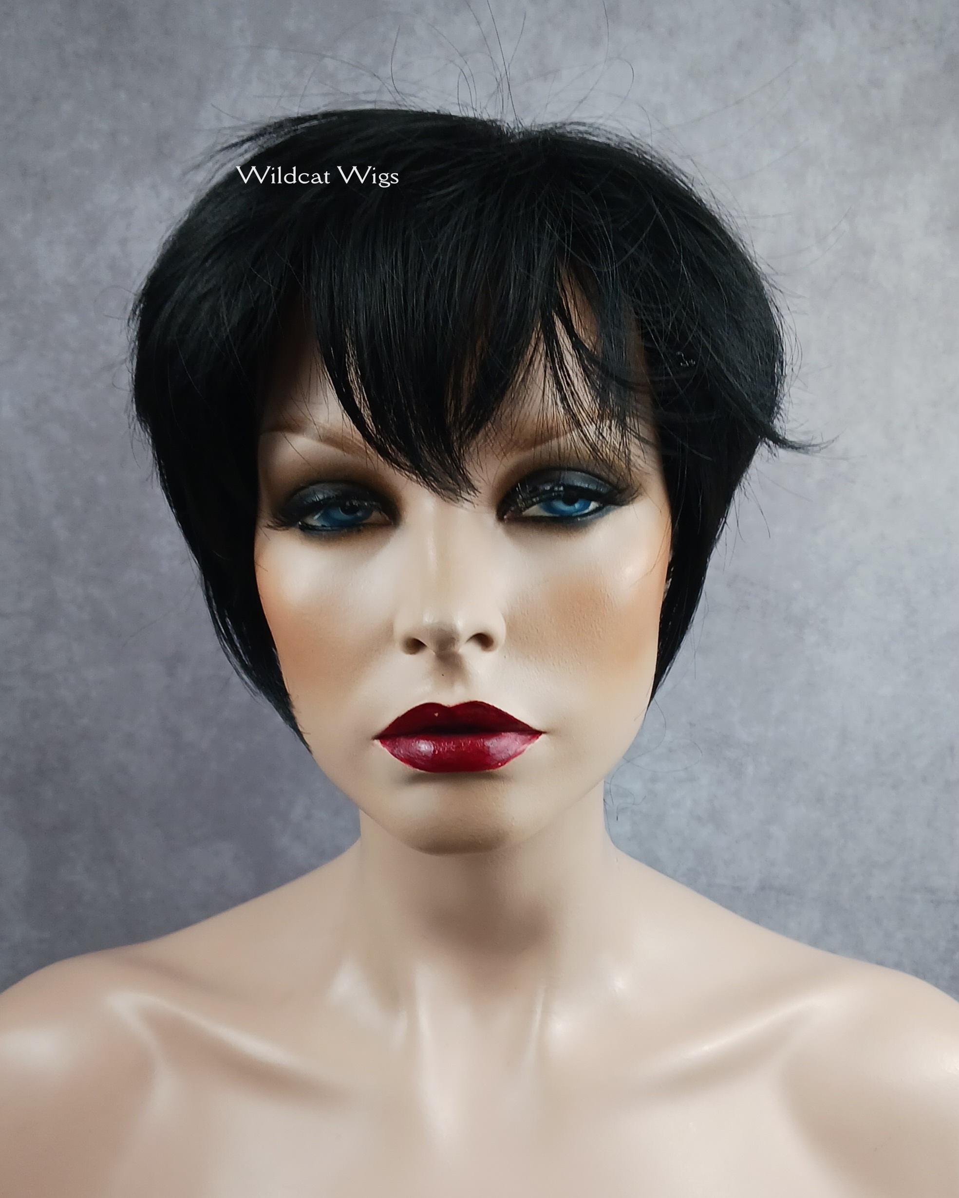 Liza Short Black Wig .. Cute! Cabaret .. - Etsy