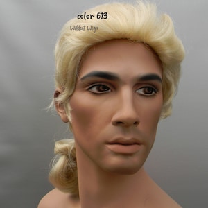 Mens Ponytail Wig ..COLOR CHOICE. Great for Theater, Costume ...
