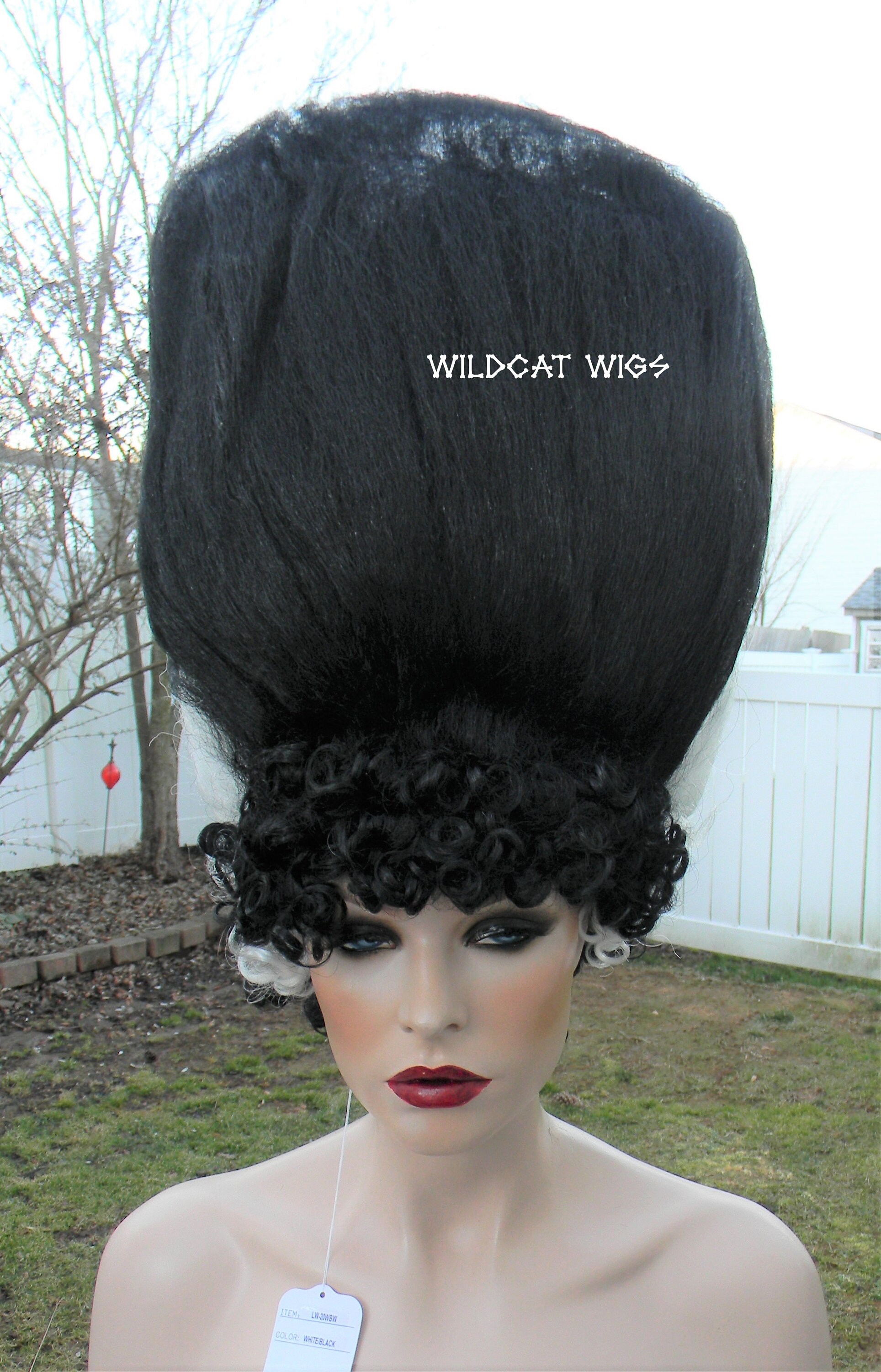 Bride of Frankenstein Deluxe Wig .. Halloween .. Costume .. | Etsy