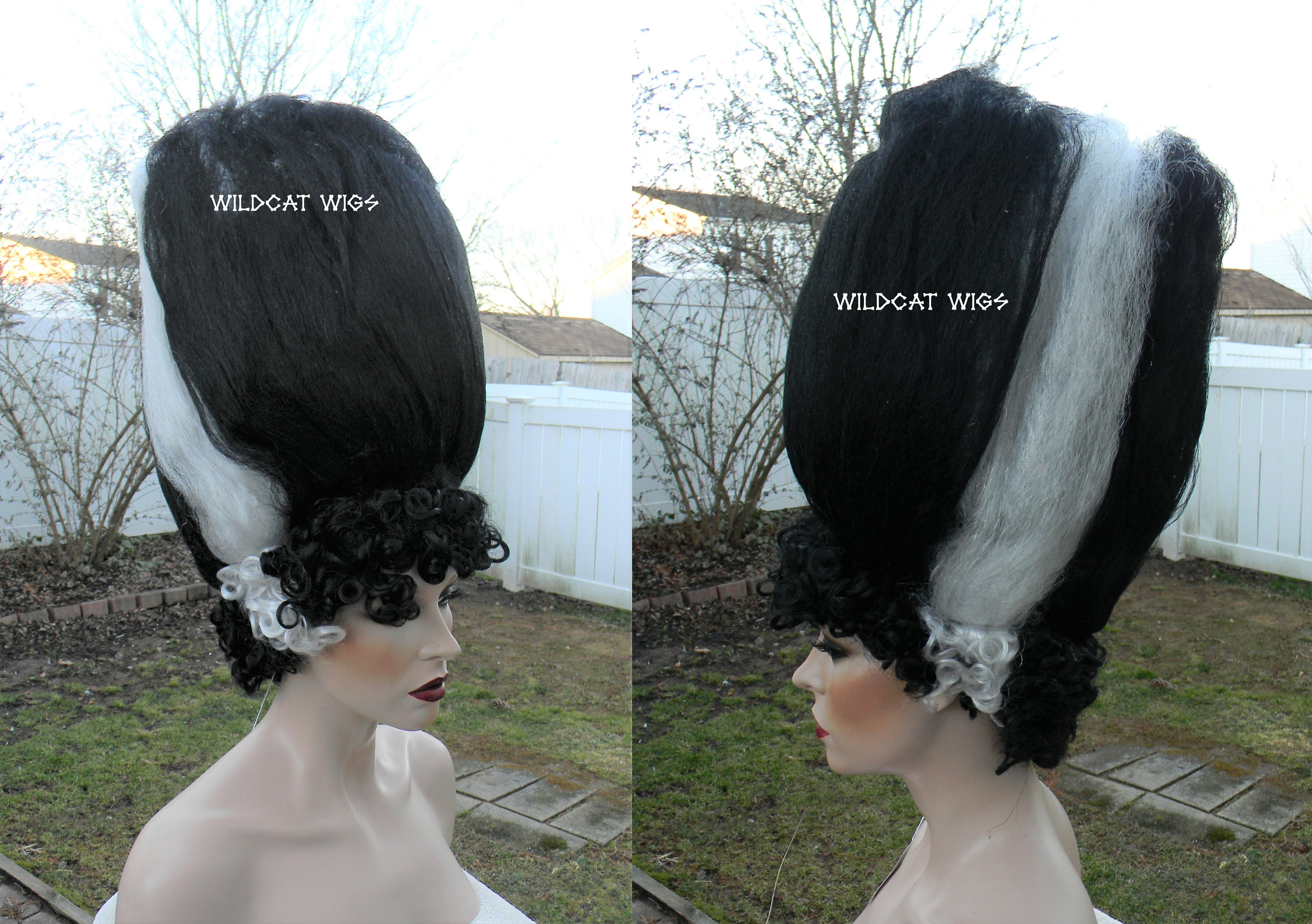 Bride of Frankenstein Deluxe Wig .. Halloween .. Costume .. - Etsy