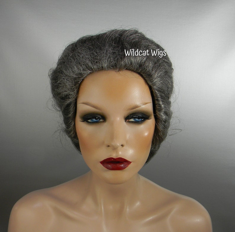 Mrs. Doubtfire Wig .. Color Choice Old Lady Wig .. Bun Wig .. - Etsy