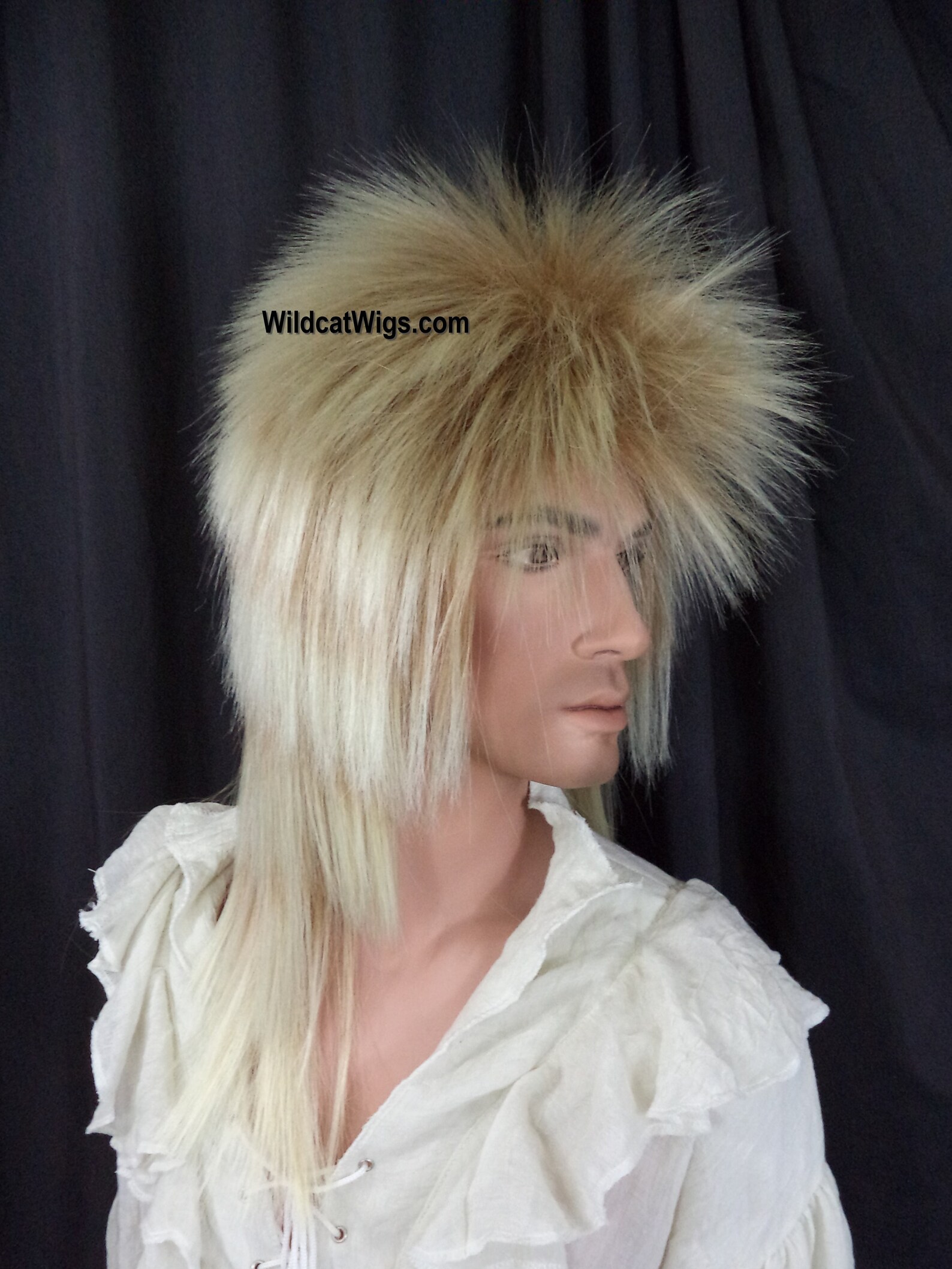 Jareth Goblin King Bowie Wig .. Unisex .. Long Rocker Style - Etsy