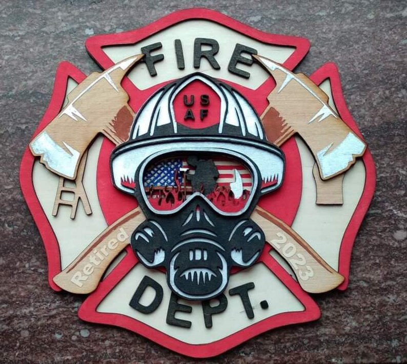 Firefighter Maltese Cross - Etsy