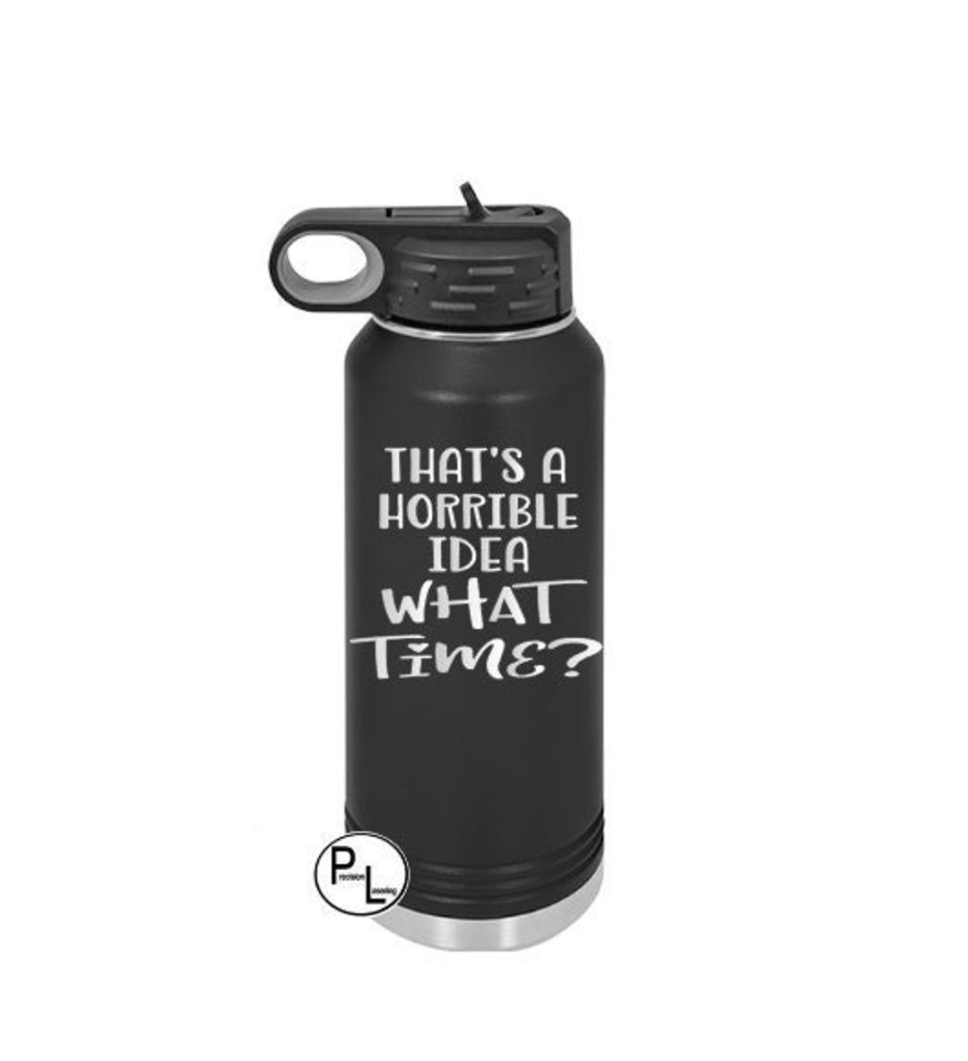Engraved Water Bottle, Etched Water Bottle, Funny Sports Water Bottle ...