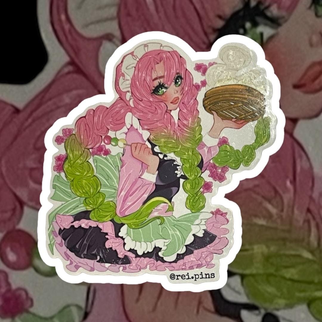 Kanroji Maid Vinyl Sticker - Etsy