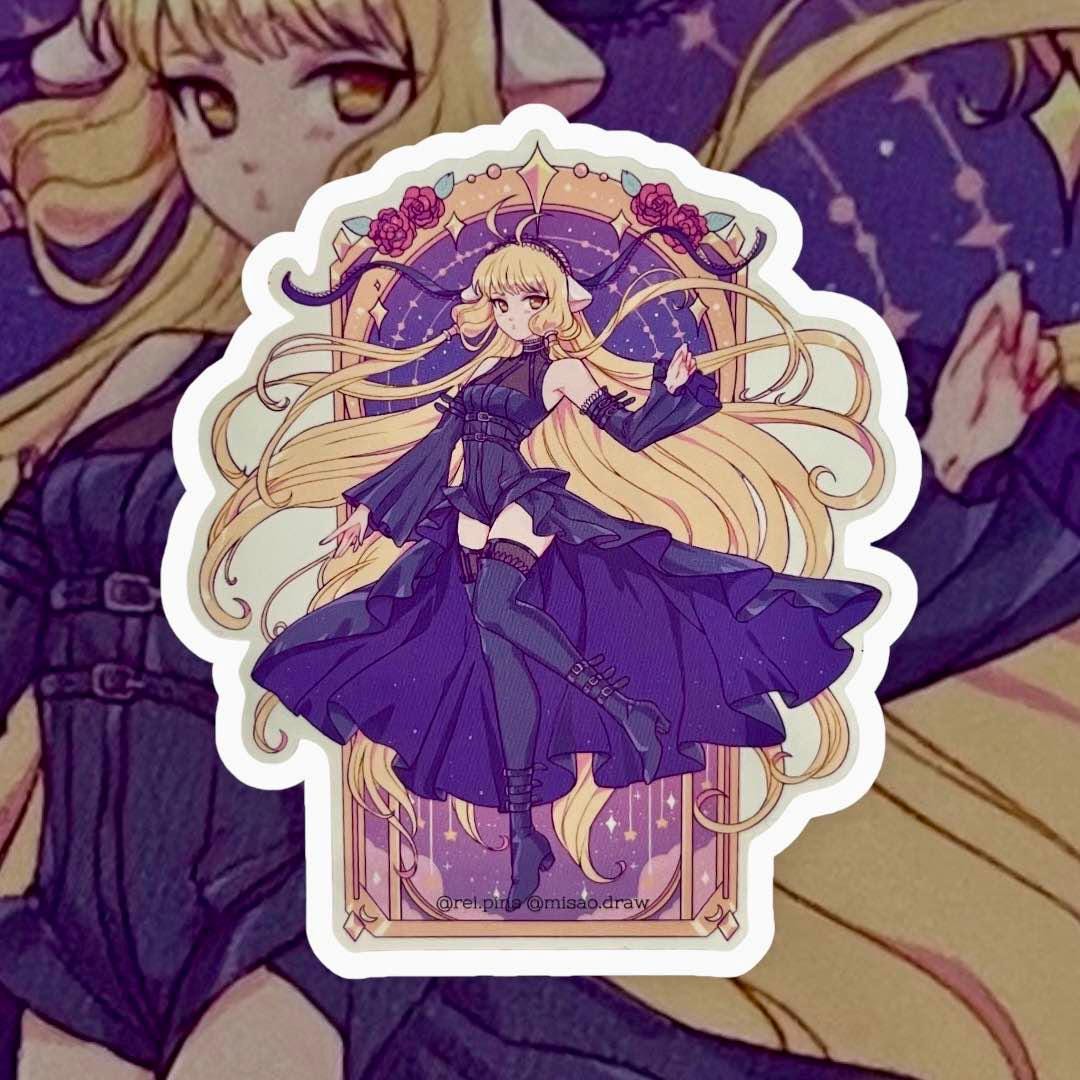 Dark Chii Freya Vinyl Sticker - Etsy