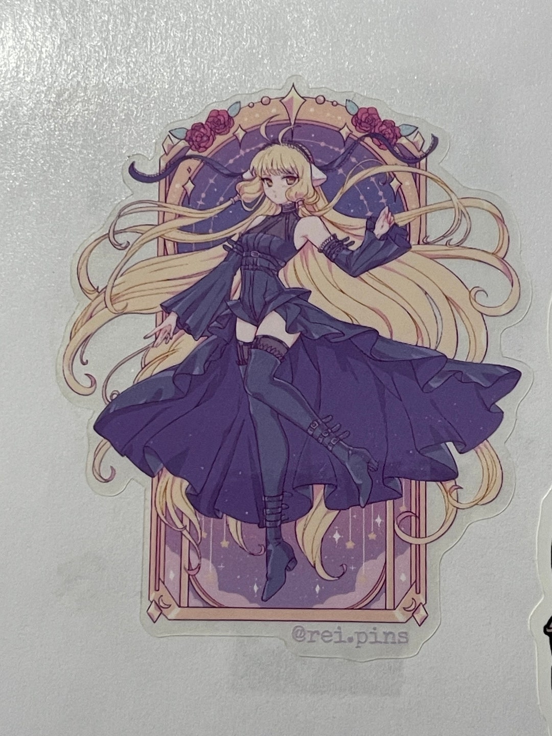 Dark Chii Freya Clear Sticker - Etsy