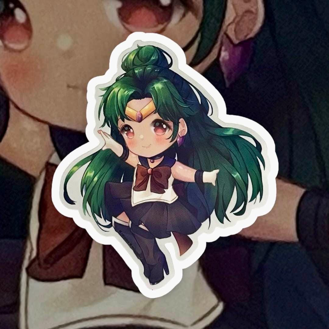 Pluto Chibi Vinyl Sticker - Etsy