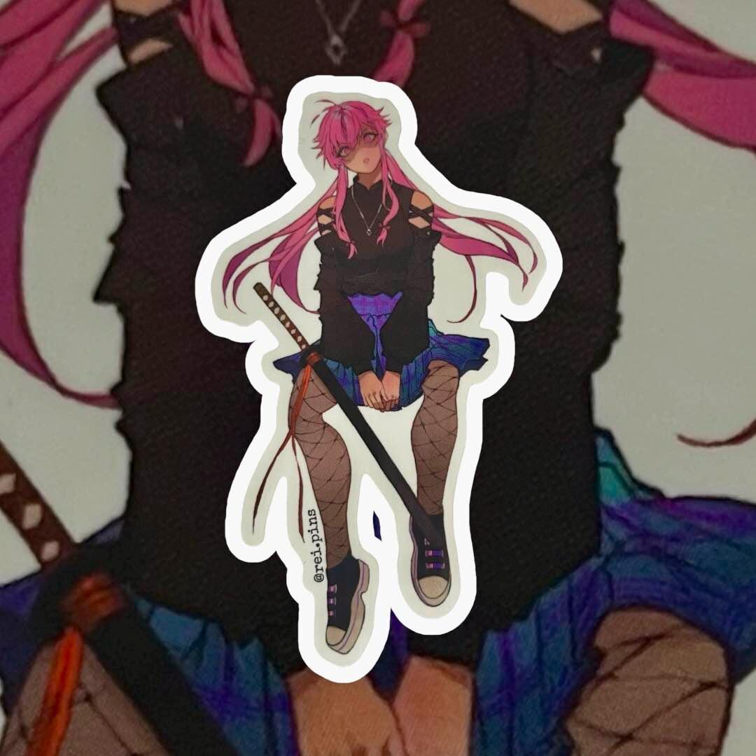 Yuno This Pink Yandere Vinyl Sticker - Etsy