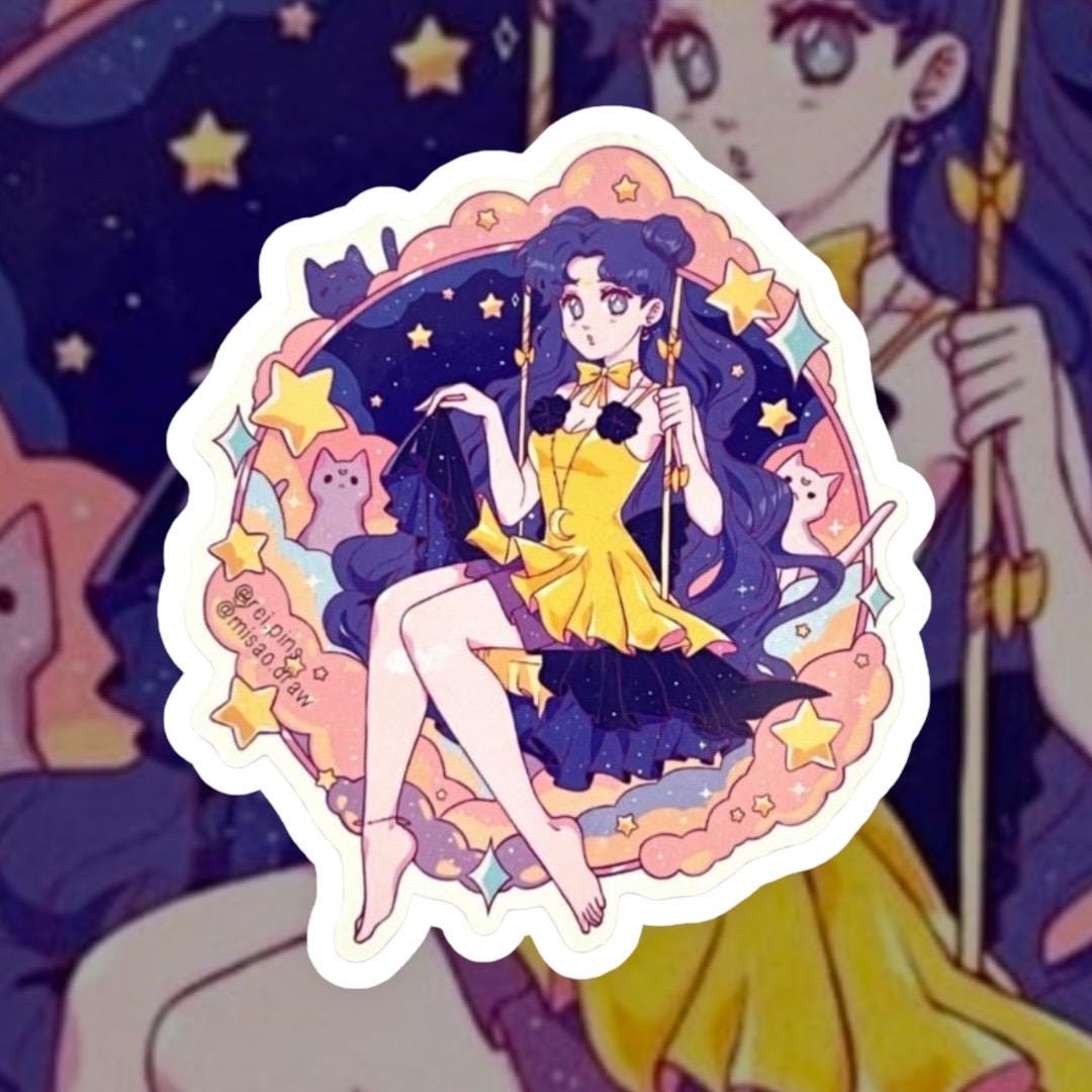 Luna Swing Vinyl Sticker - Etsy
