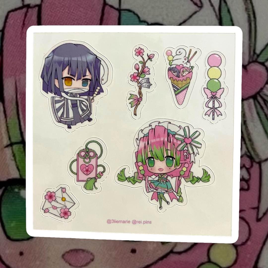 Obamitsu Vinyl Sticker Sheet - Etsy