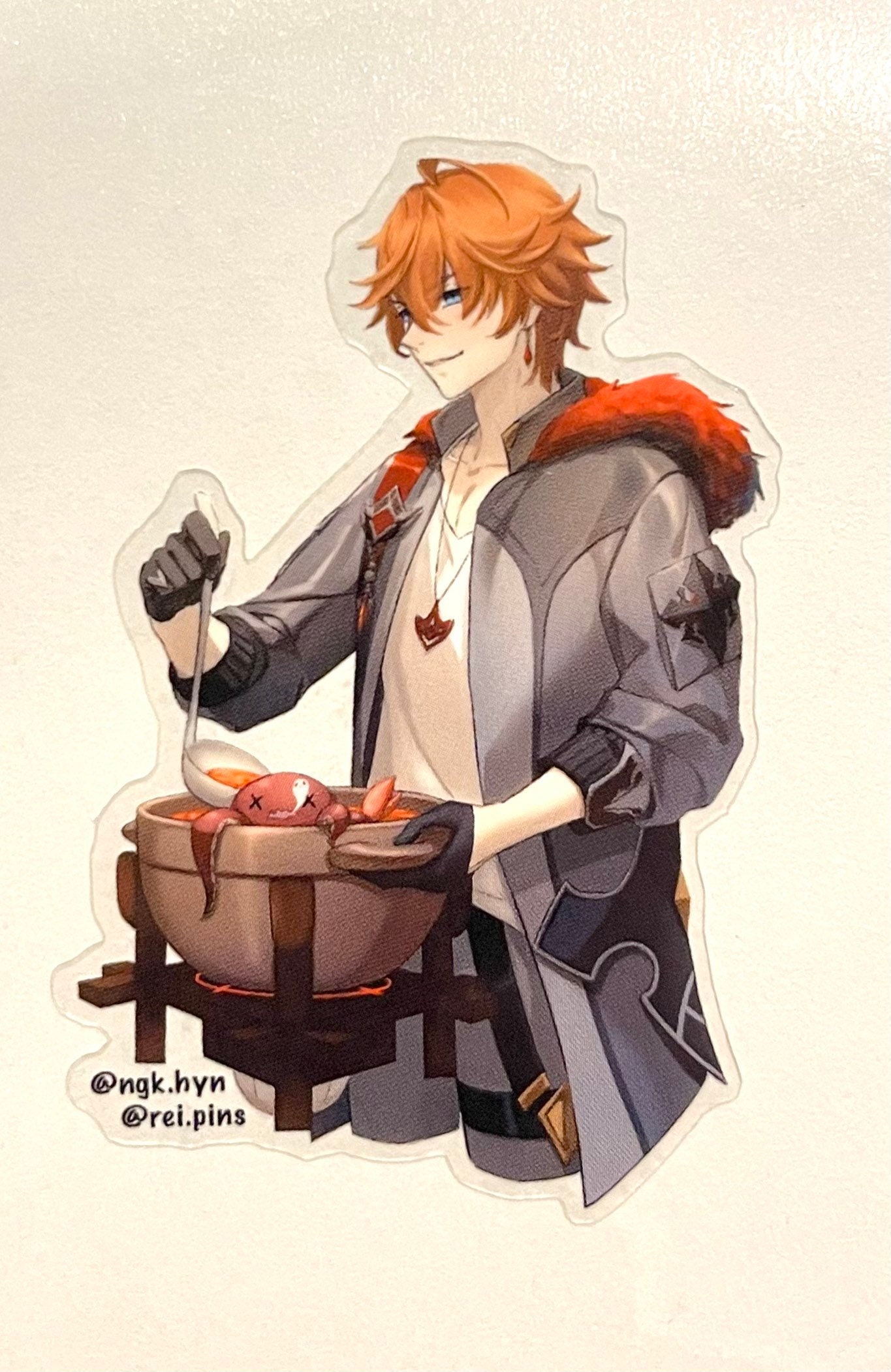 Genshin Chef Stickers guys & Waifus - Etsy