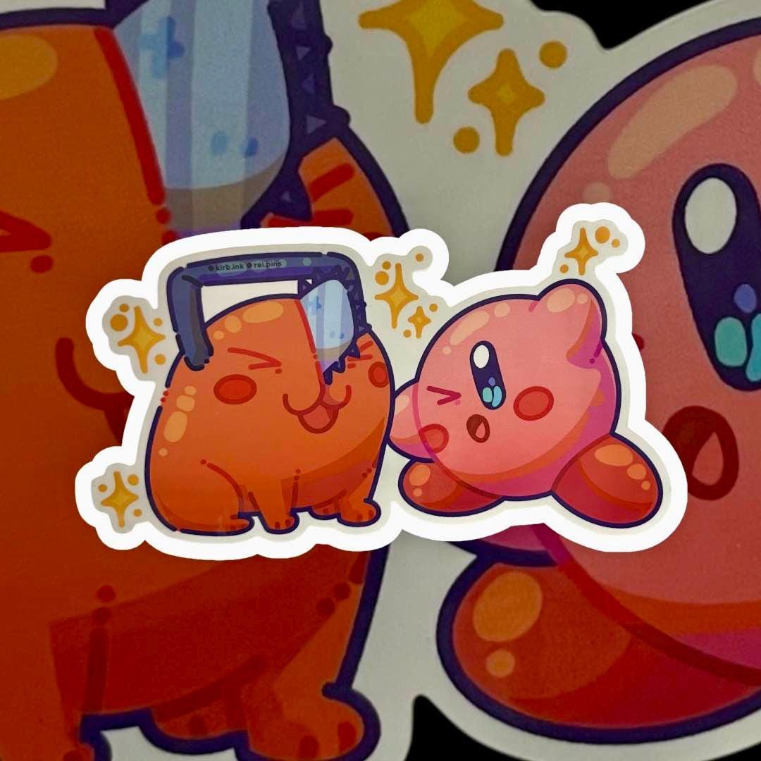 Kirby & Pochi Vinyl Sticker - Etsy