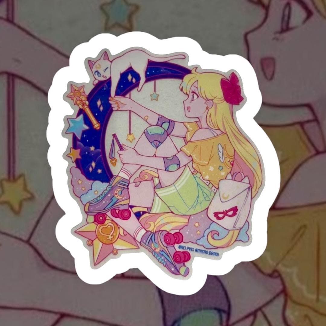 Venus Skater Clear Sticker - Etsy