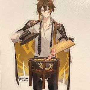 Genshin Chef Stickers (guys & Waifus) - Etsy