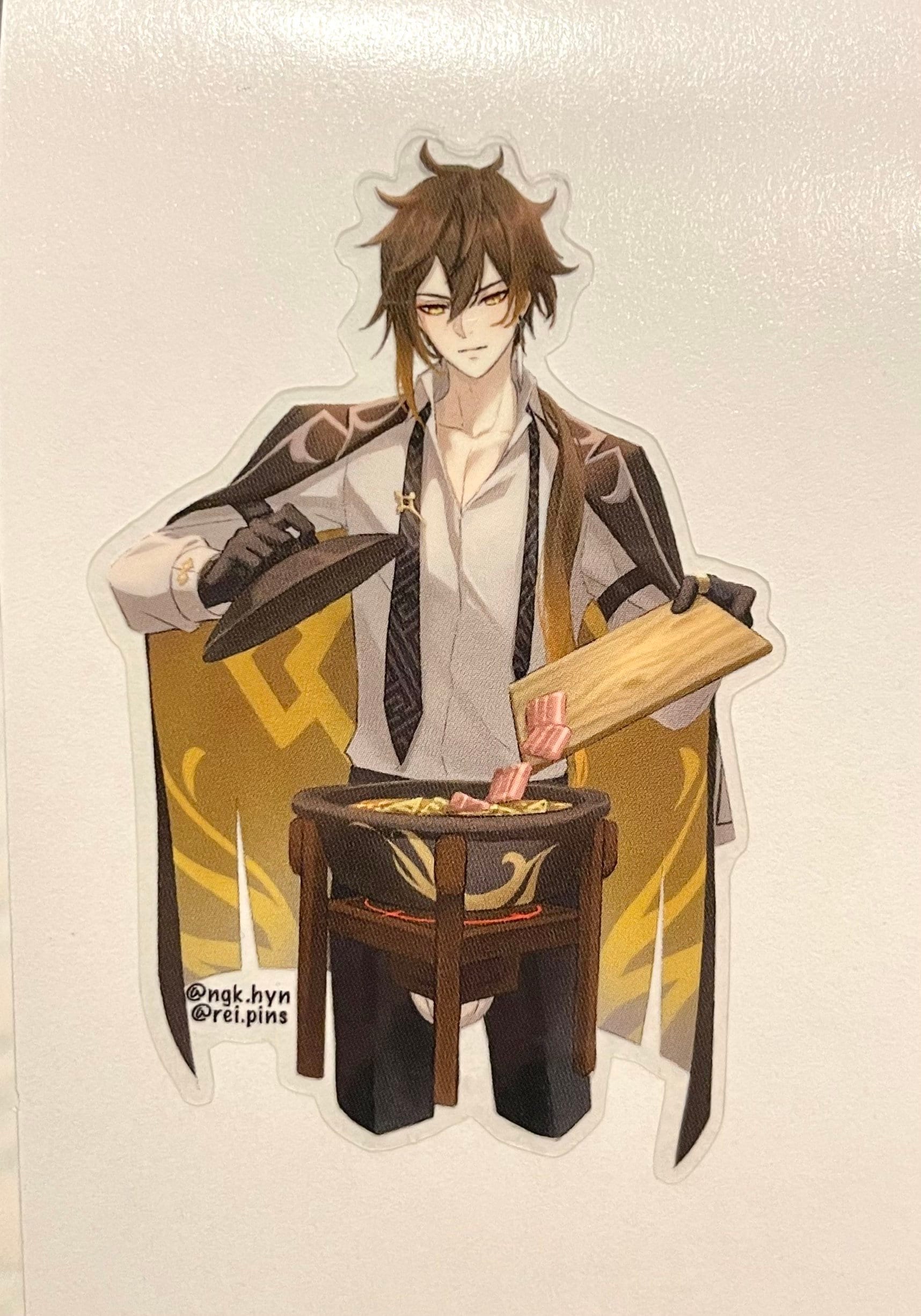 Genshin Chef Stickers guys & Waifus - Etsy