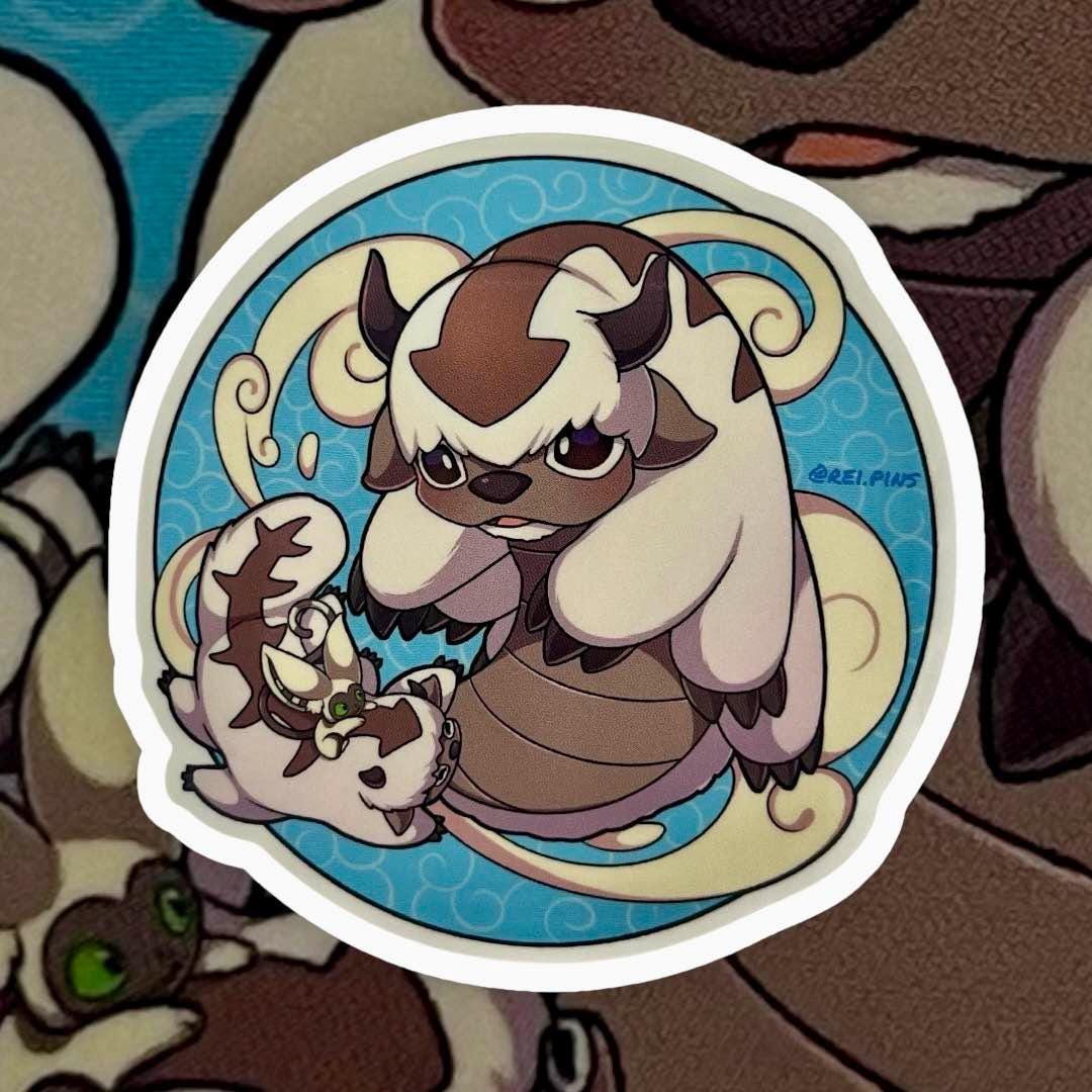 ATLA Bison Family Vinyl Sticker - Etsy