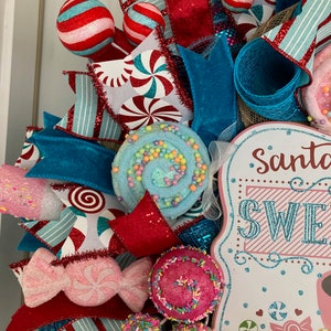 Santa's Sweet Shop Wreath - Etsy