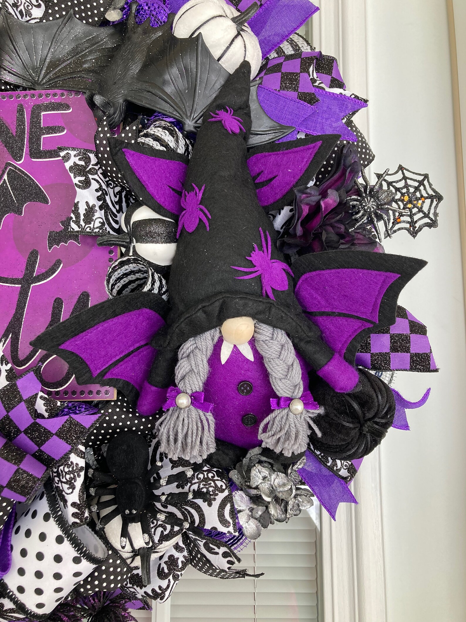 Halloween Batty Wreath - Etsy