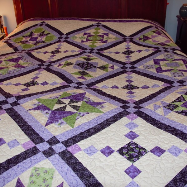 Lavender Quilt - Etsy