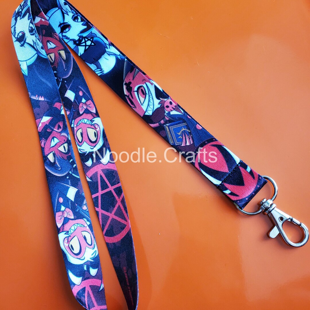Helluva Boss Cast Double Sided Standard LANYARD | Fanart Charlie Blitzo ...