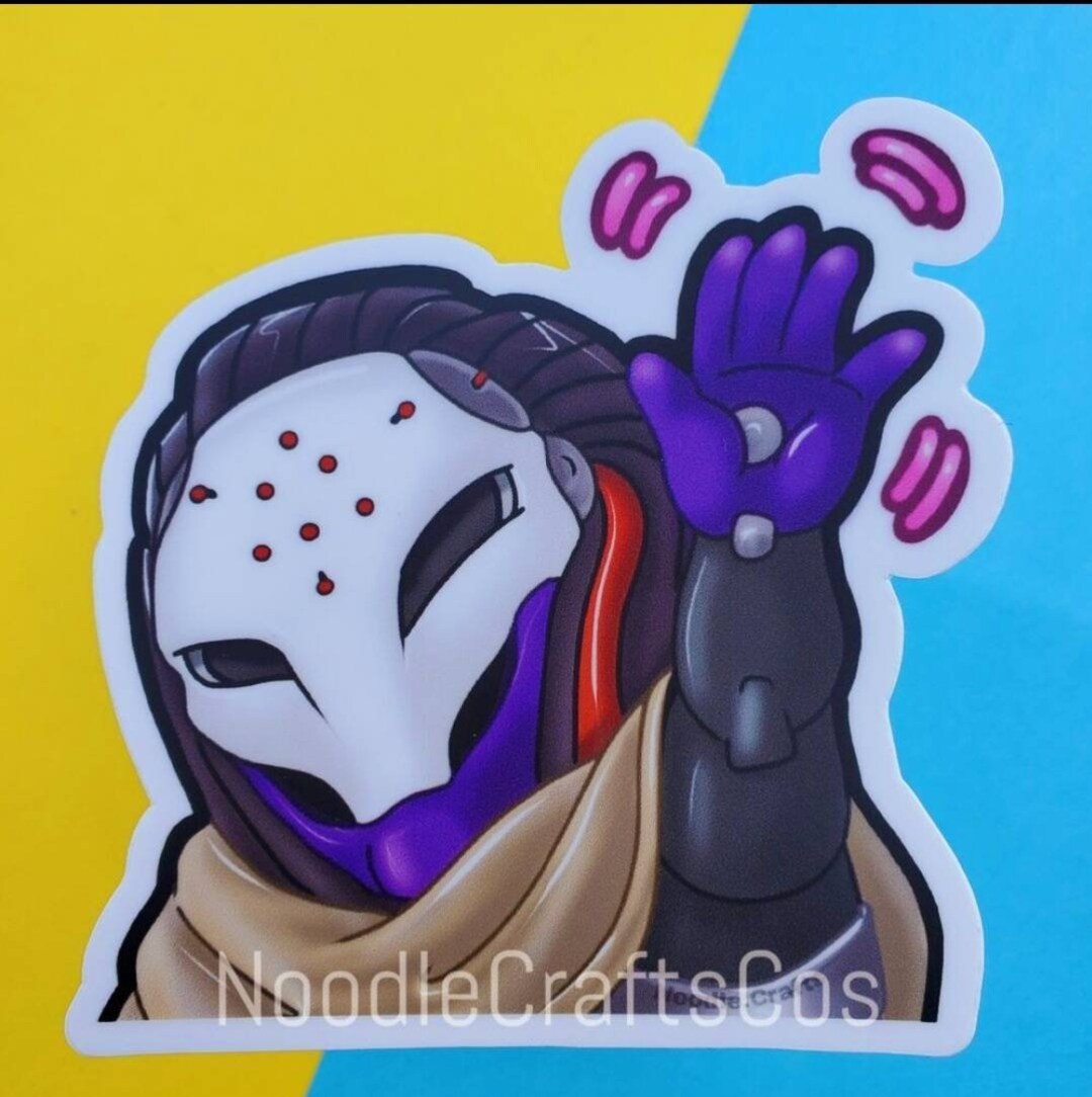 Omnic Ramattra Overwatch Waving Emote Chibi | High Quality Waterproof ...