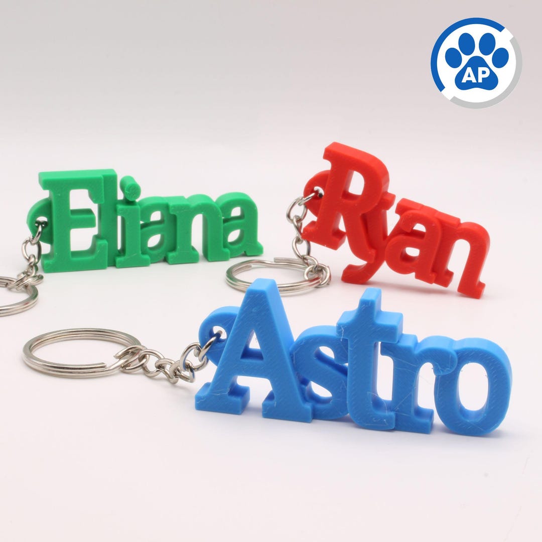 Personalized Name Keychain – Custom Keychain With Your Name - Etsy