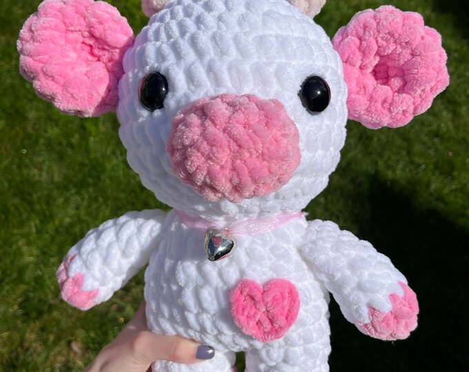 Super Jumbo Chunky Cow Plushie - Etsy