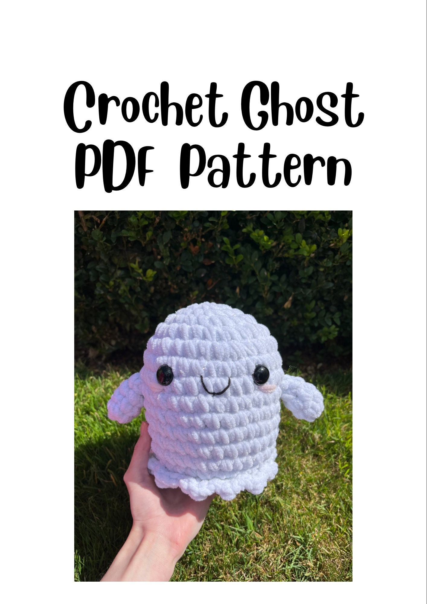 Crochet Ghost PATTERN Amigurumi Ghost - Etsy