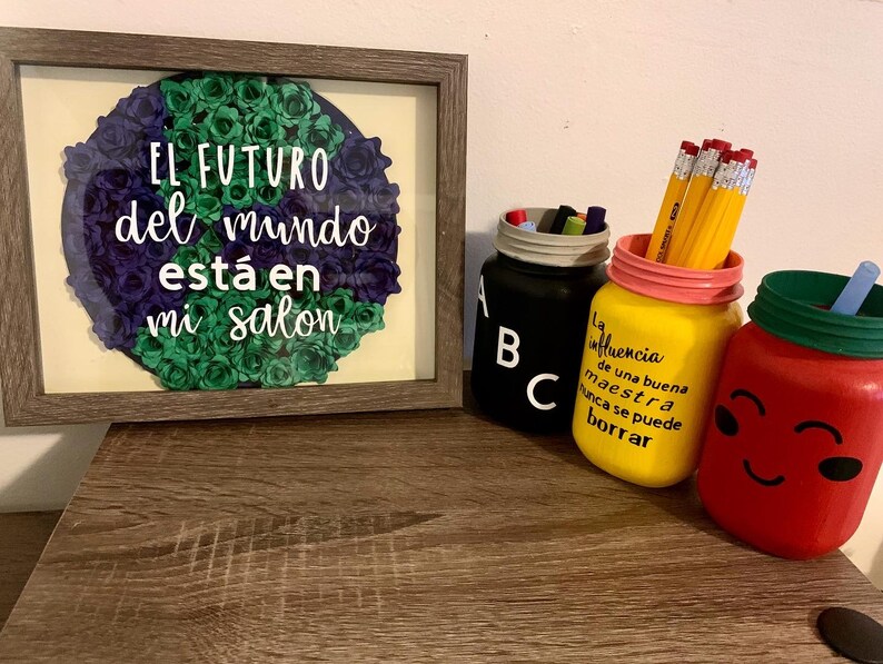 El Futuro Del Mundo Está En Mi Salón-sign - Etsy