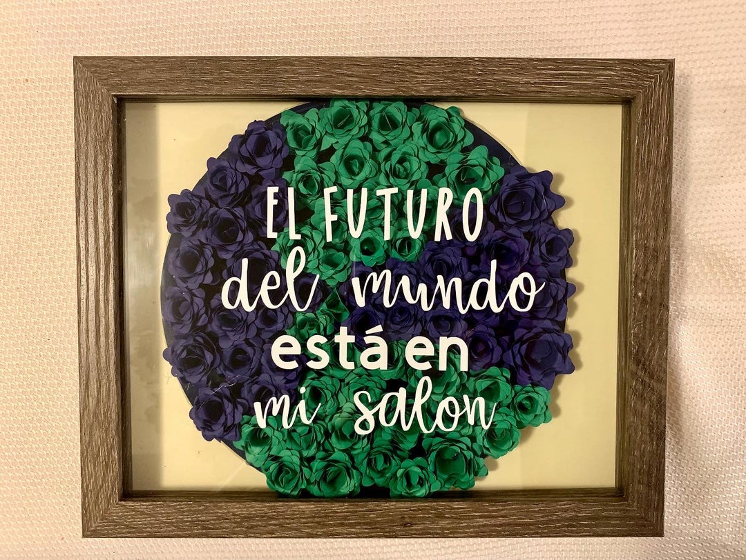 El Futuro Del Mundo Está En Mi Salón-sign - Etsy