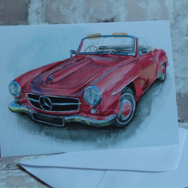 Mercedes Birthday Card - Etsy UK