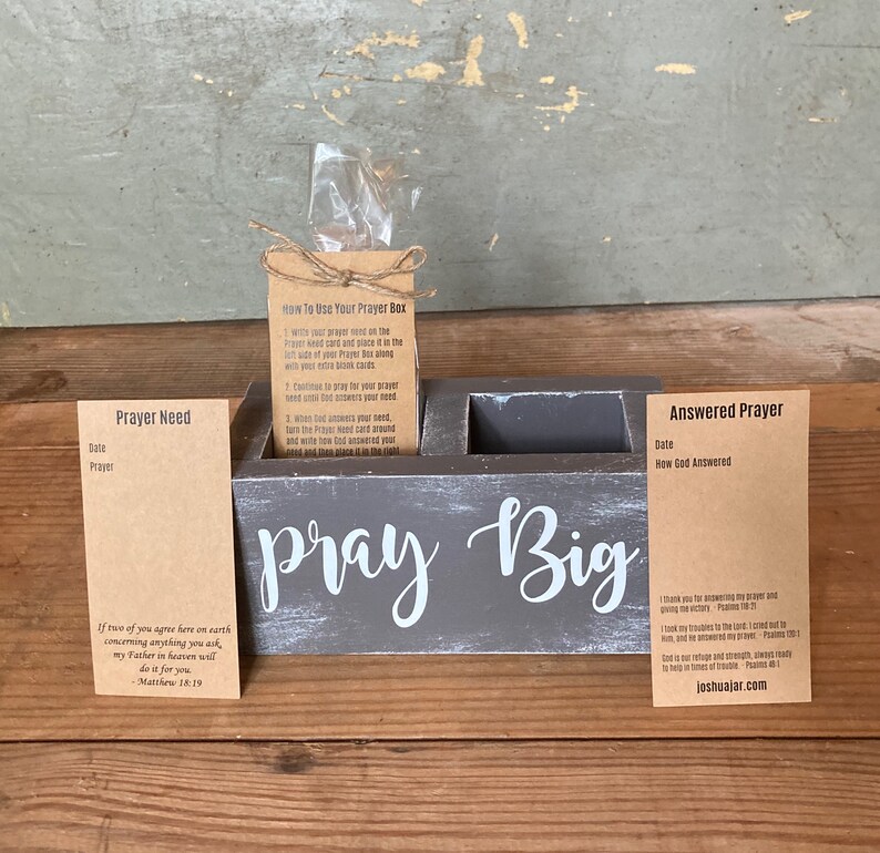 Prayer Boxhandmade Wooden Christian Gift Inspirational - Etsy