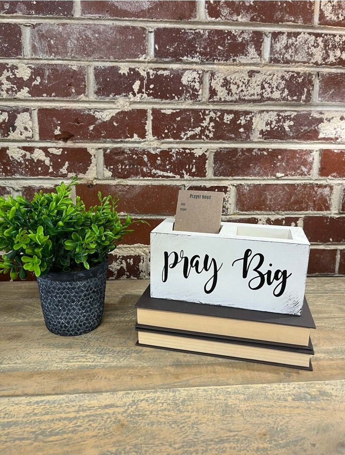 Prayer Box, Handmade Wooden Gift, Inspirational Encouragement Gift ...