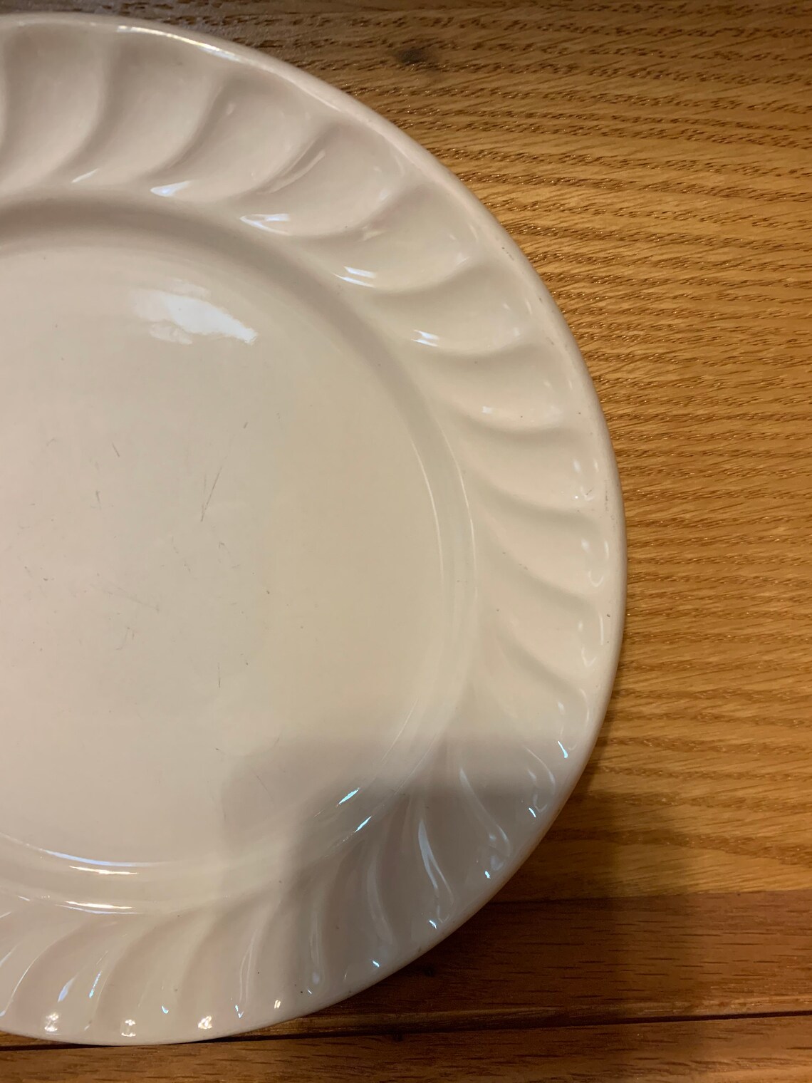 Small White Salad or Dessert Plate, Small White Plate, Small China ...