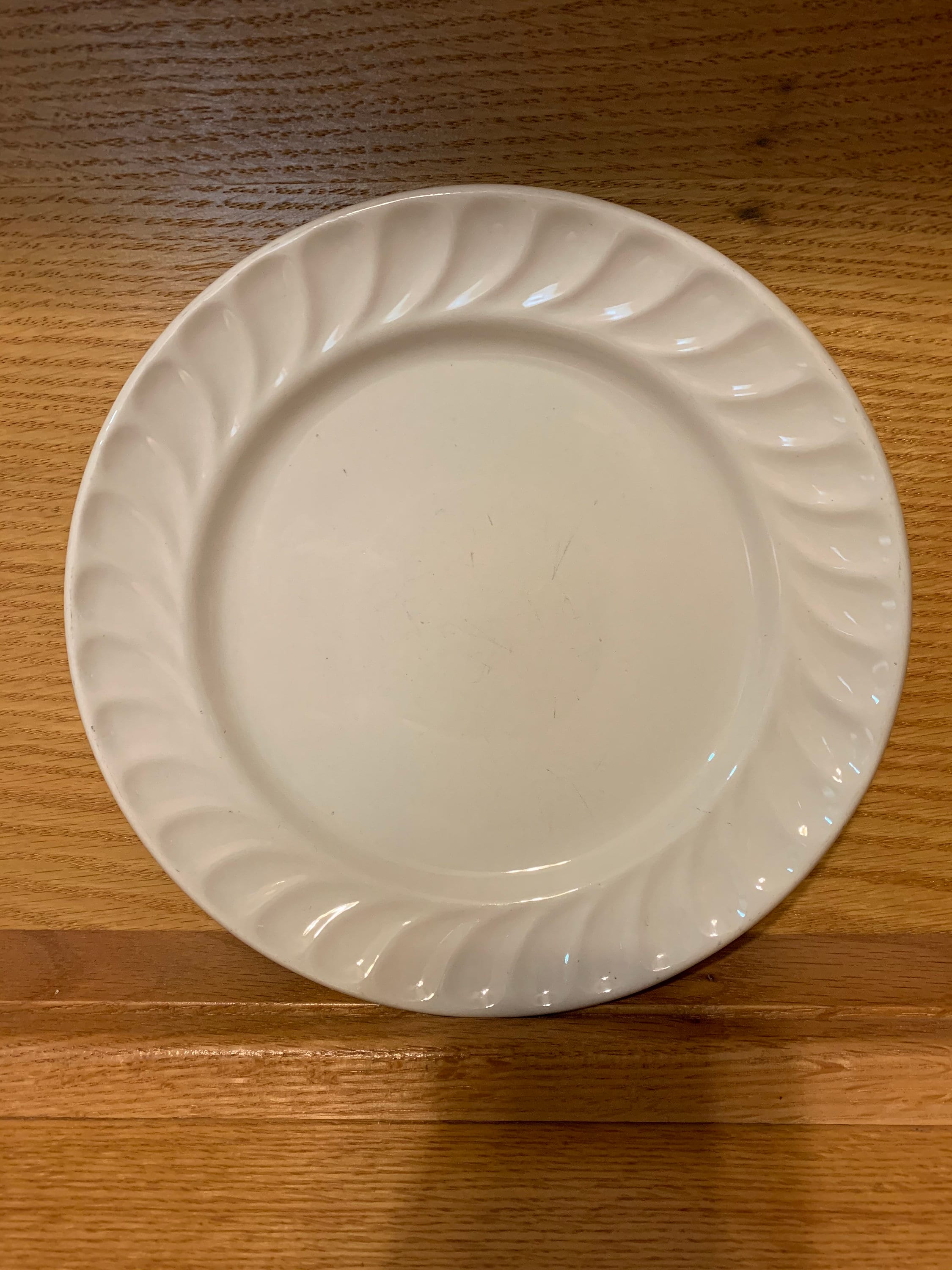 Small White Salad or Dessert Plate, Small White Plate, Small China ...