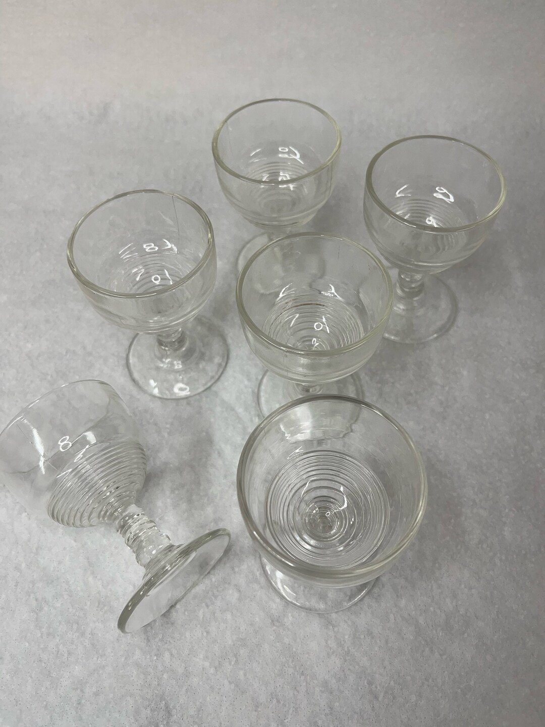 Vintage Sherry Glasses - Set of 6 - Etsy