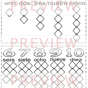 Spanish Number Booklet Homeschool Spanish Lesson (Download Now) - Etsy