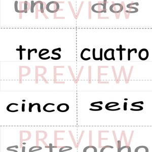 Spanish Number Booklet Homeschool Spanish Lesson (Download Now) - Etsy