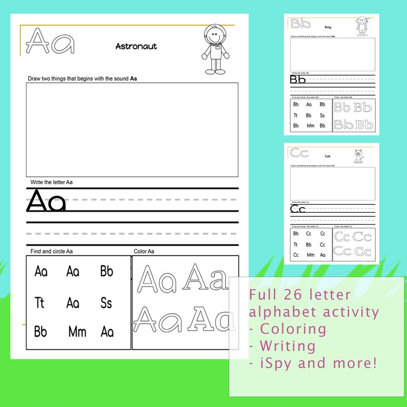 Homeschool Letters Activity, Practice Writing, Letter Sounds, Letter ...