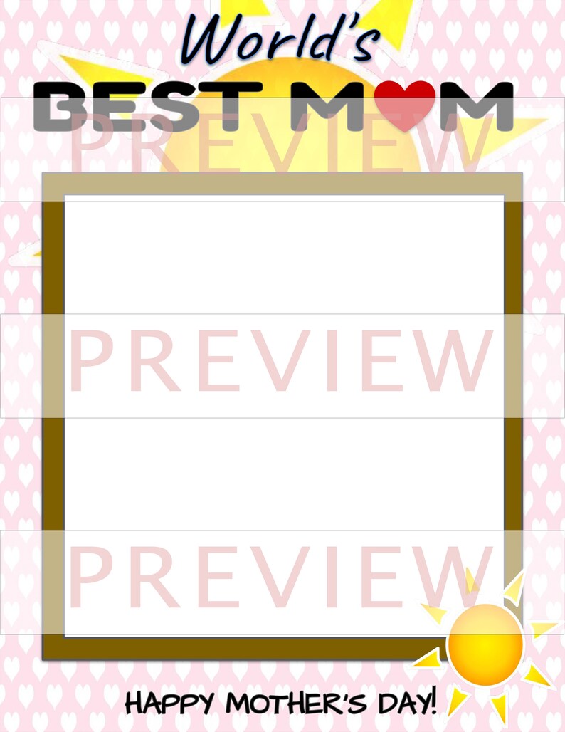 Happy Mothers Day Activity, Worlds Best Mom, All About My Mom, Mothers ...