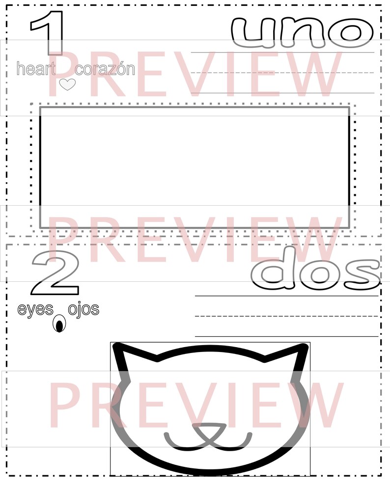 Spanish Number Booklet Homeschool Spanish Lesson (Download Now) - Etsy