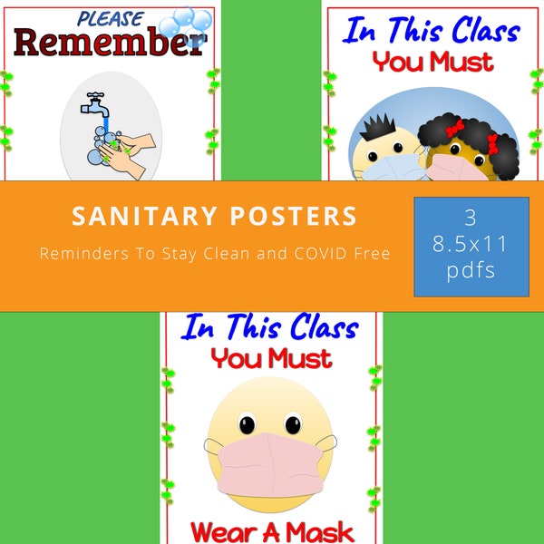 Wear Your Mask Poster - Etsy