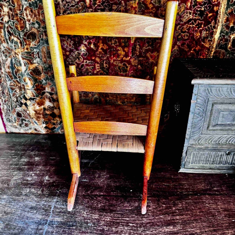 Antique Childs Rocking Chair - Etsy